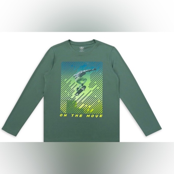 Athletic Works | Shirts & Tops | Athletic Works Boys Long Sleeve Active ...